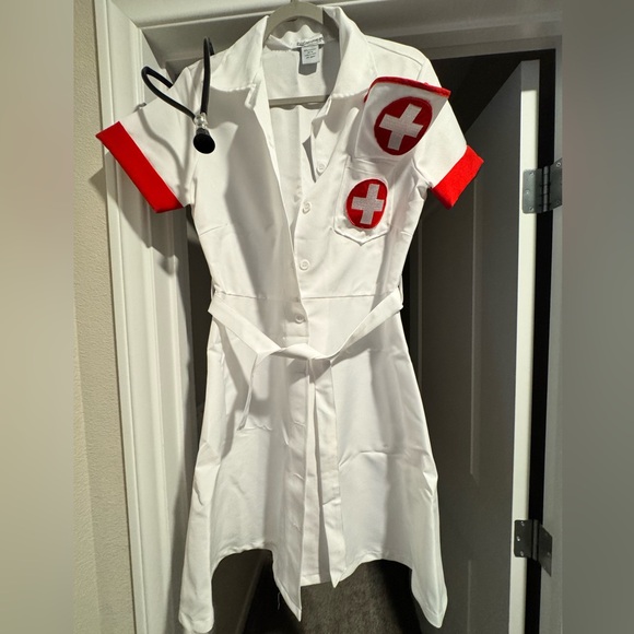 Accessories | Halloween Costume Idea Nurse Outfit White And Red Nurse ...
